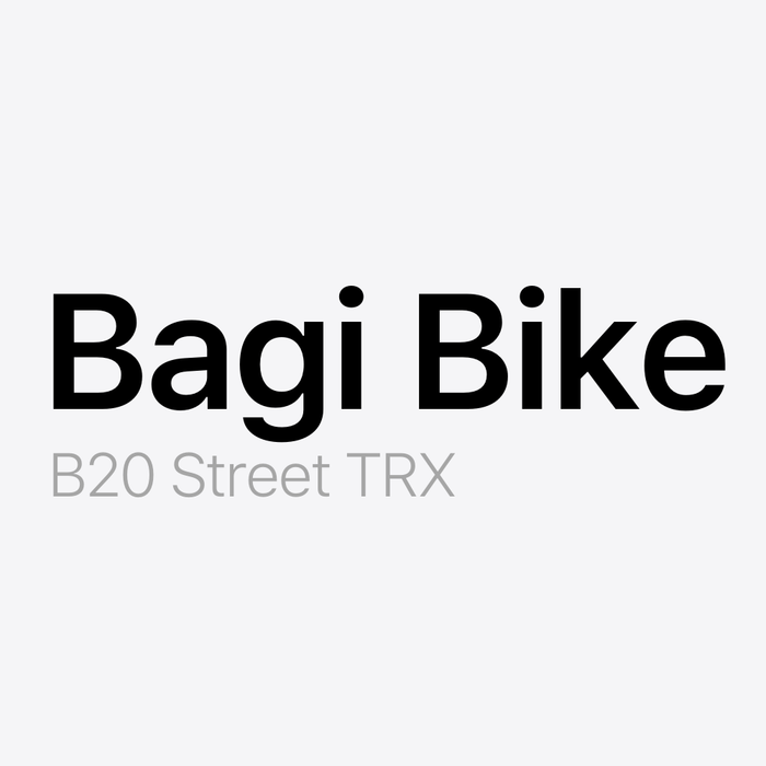 Bagi Bike B20 Street TRX Battery Pack 48V 15AH 20AH | USA-Made ...