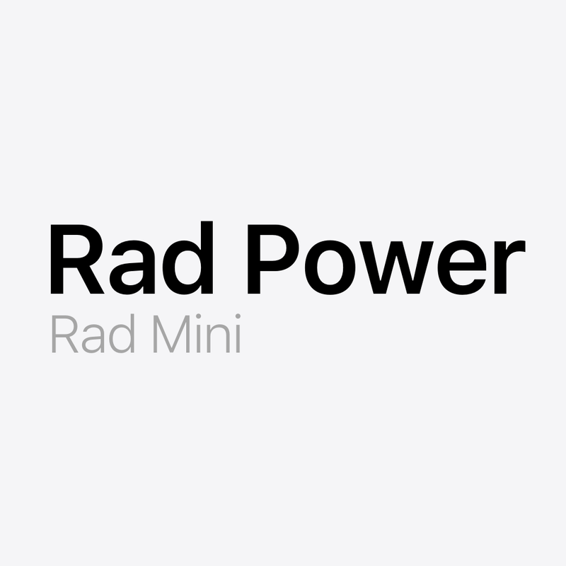 RAD POWER RAD MINI Battery Pack 48V 14AH - America's #1 Choice – AmericanElectric®