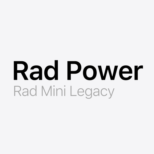 RAD POWER RAD MINI LEGACY Battery Pack 48V 10.5AH 14AH - America's #1 Choice – AmericanElectric®